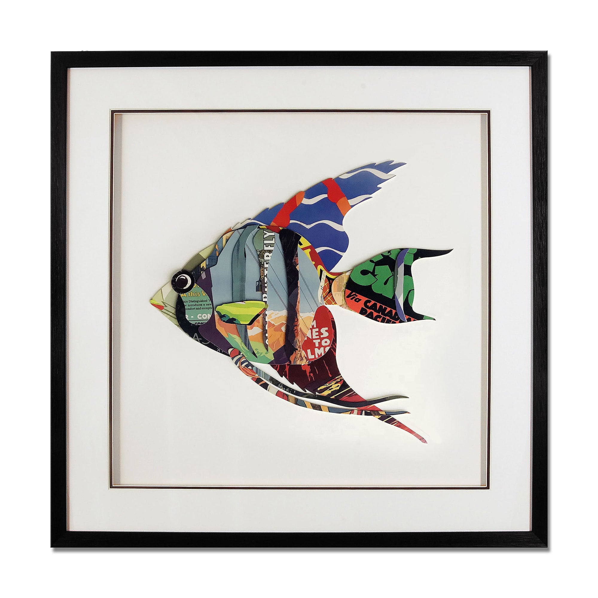 ADM - Tableau collage 3D 'Poisson tropical 1' | Leroy Merlin