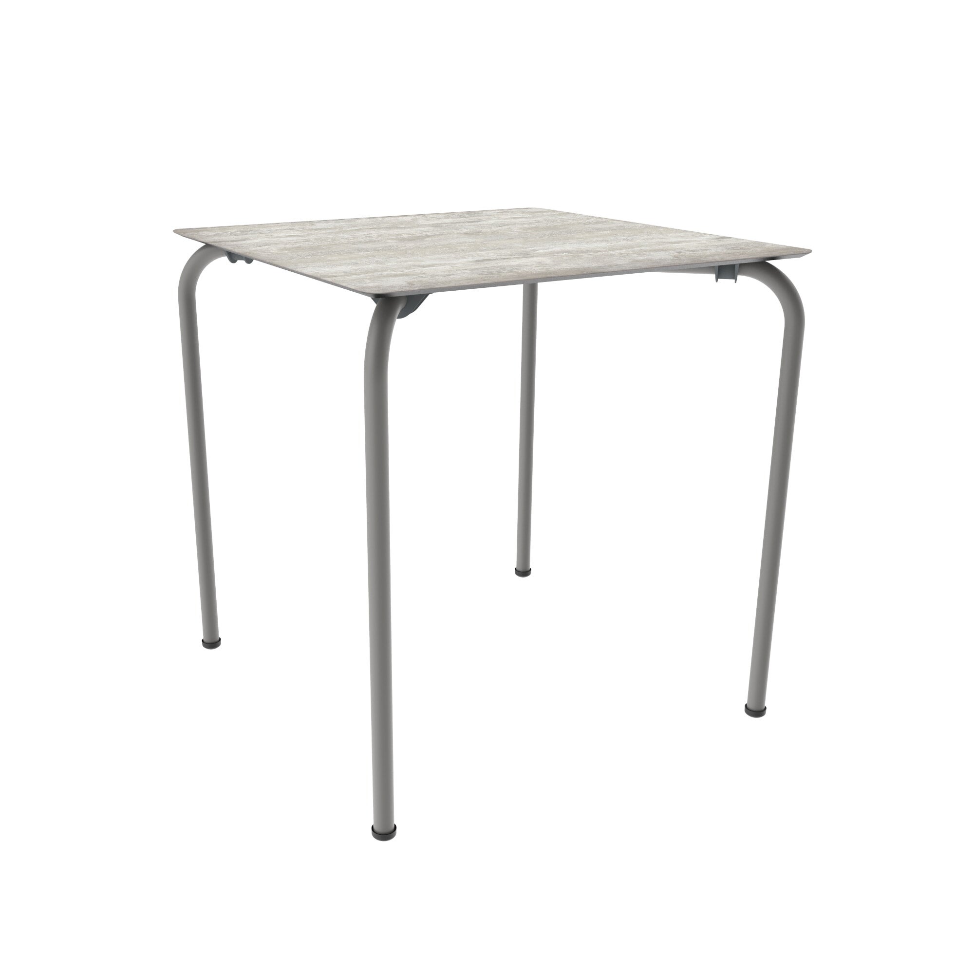 Garbar CORE Mesa Cuadrada Interior, Exterior 70x70 Madera Lavada ...