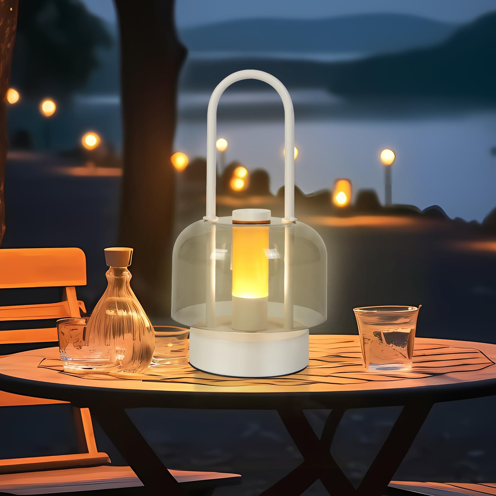 Lampe de bureau LED tactile sans fil, à intensité variable, idéale pour ...