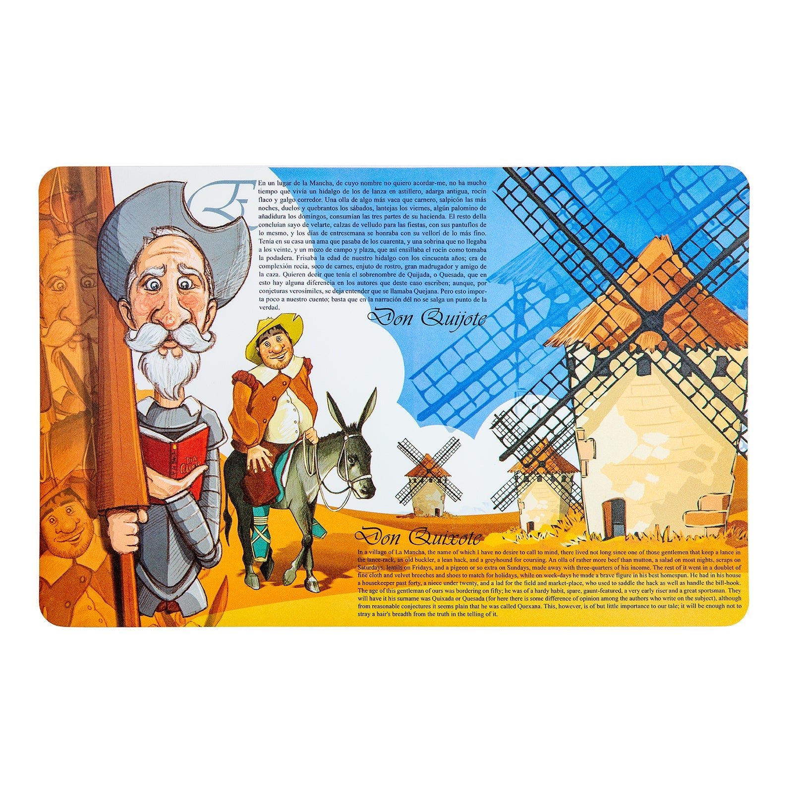 JAVIER Quijote - Mantel Individual Protector Multiusos en Plástico ...