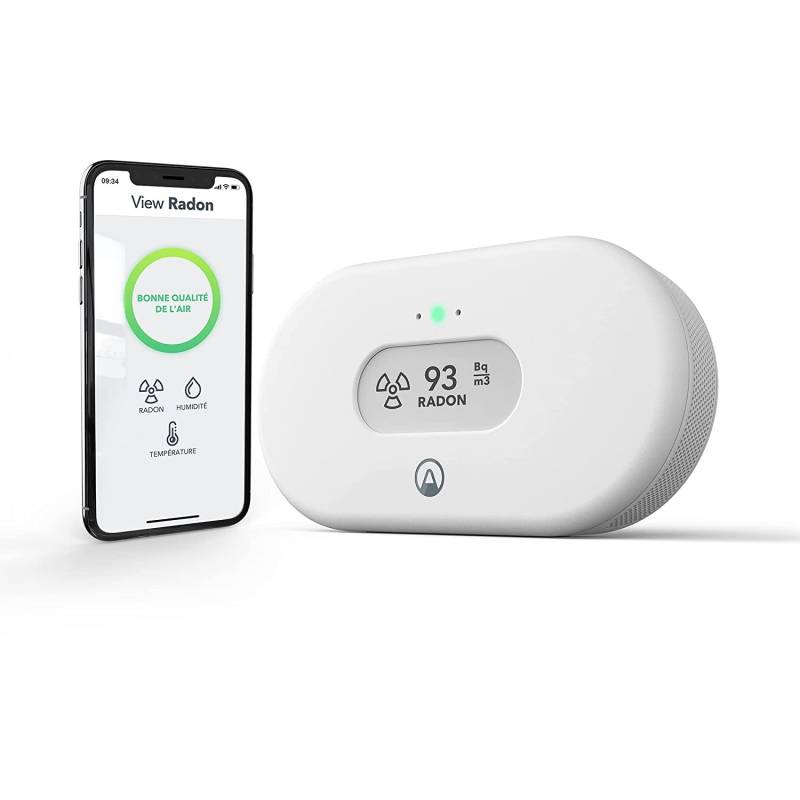 Airthings View Radon 2989 - Monitor per il radon (radon, umiditÃ ...