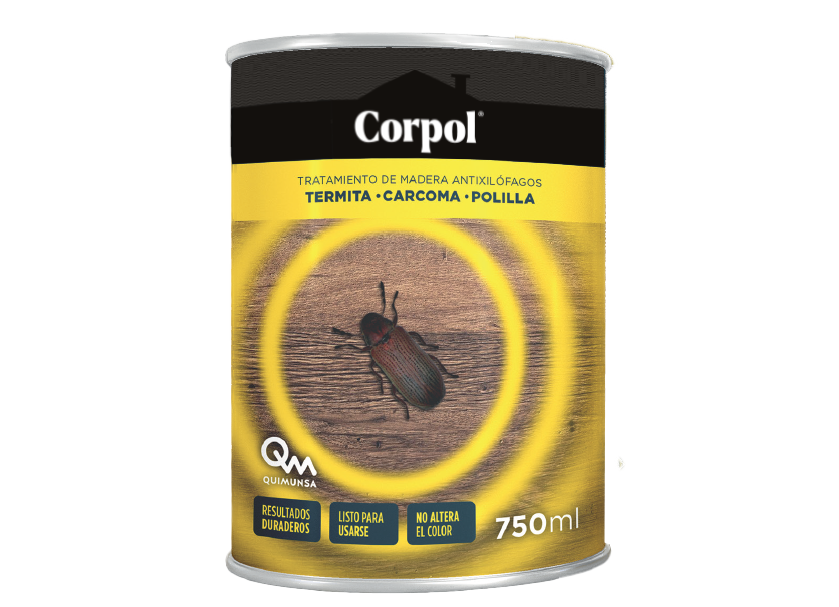 Corpol Matacarcoma 750 ml.Protector Madera Mata Carcoma, Termita y ...
