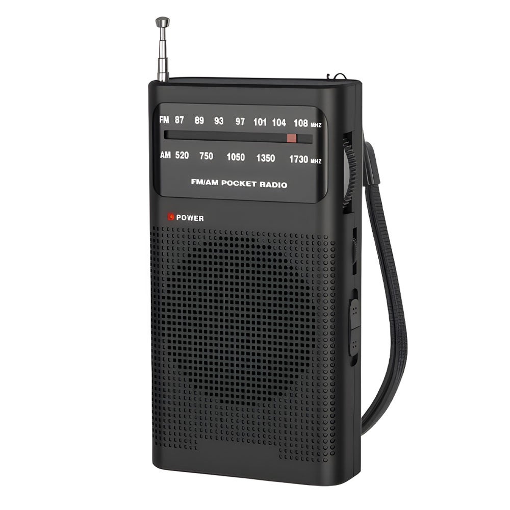 Radio transistor à piles - Radio AM/FM portable de poche - Avec prise ...