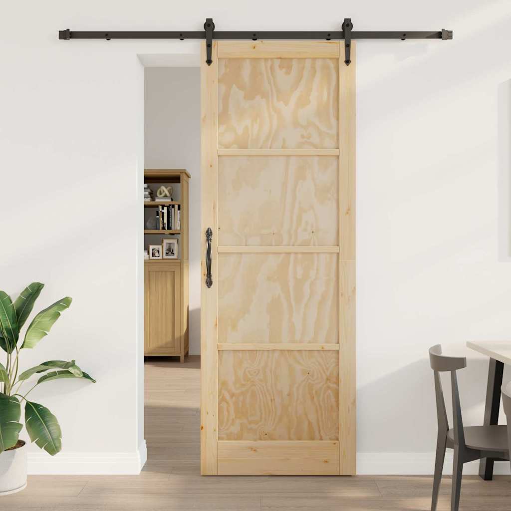 Puerta Corredera ORKDAL Marrón 83 x 232 cm | Leroy Merlin