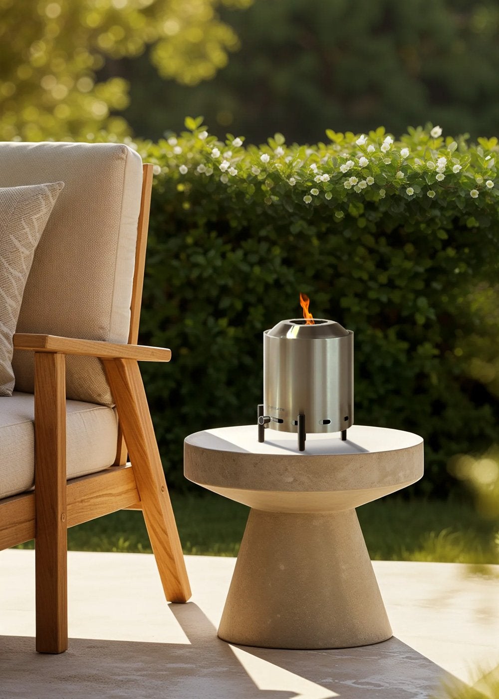 CREATE - FIRE PIT COMPACT - Brasero de sobremesa 1.5kW exterior de ...