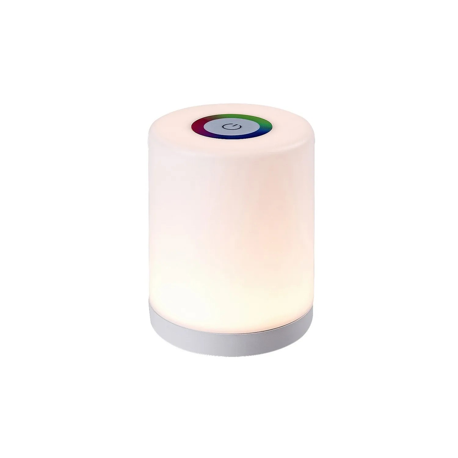 Lampe de table LED 0,8W 3000K Blanc - Modern Design | Leroy Merlin