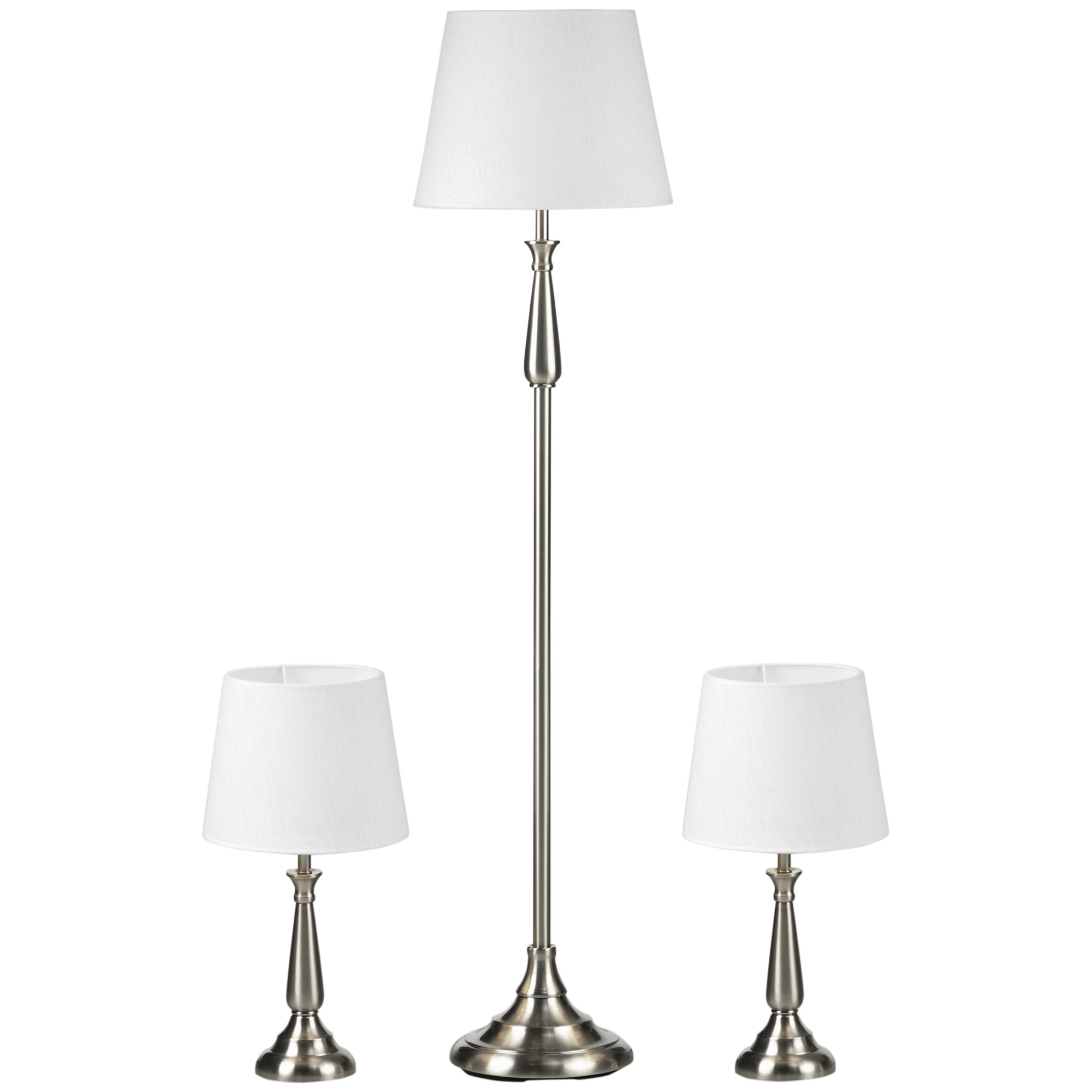 Ensemble de 3 lampes au design vintage, comprenant 2 lampes de table et ...