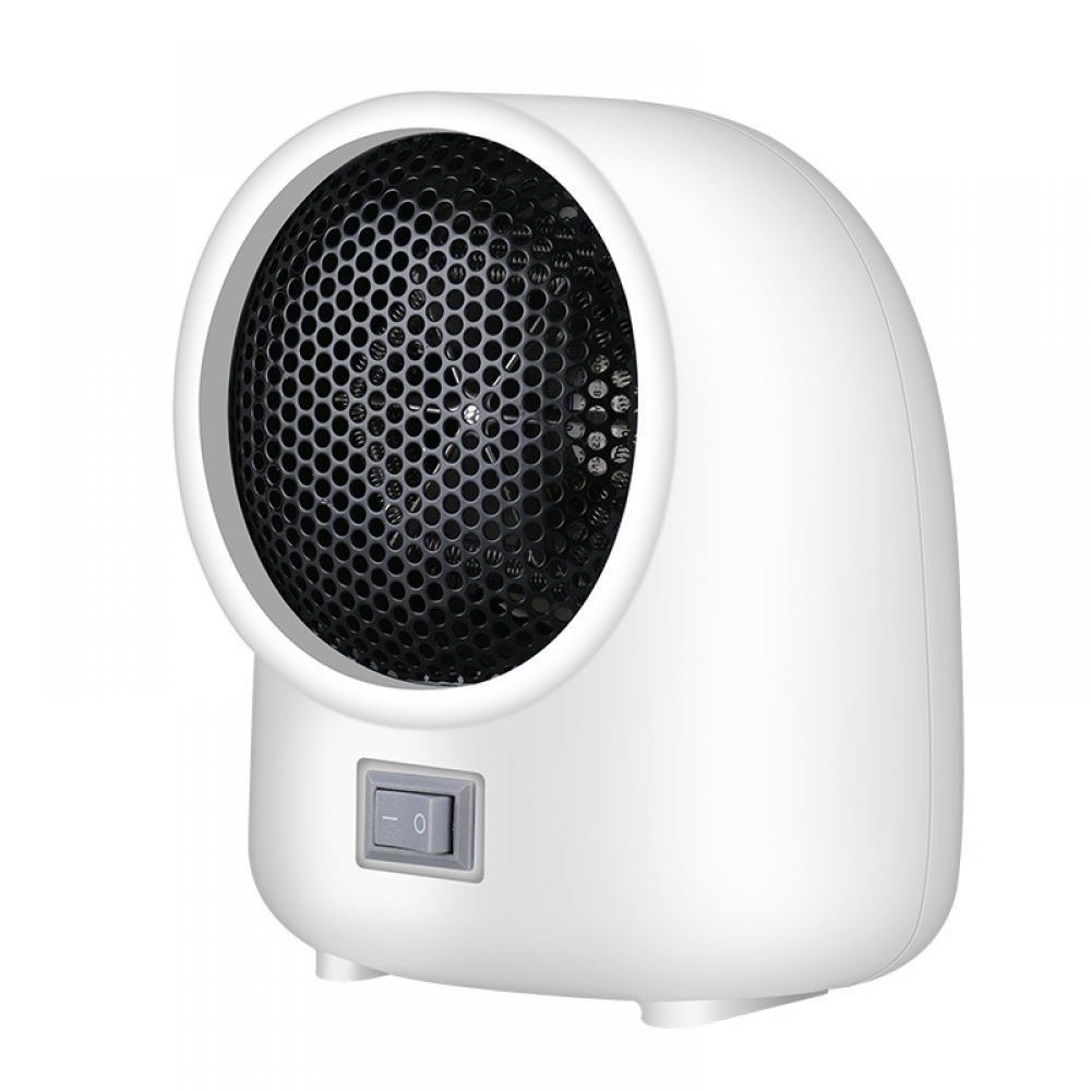 Mini radiateur électrique portable 400 W (blanc), 3 vitesses, 2 ...