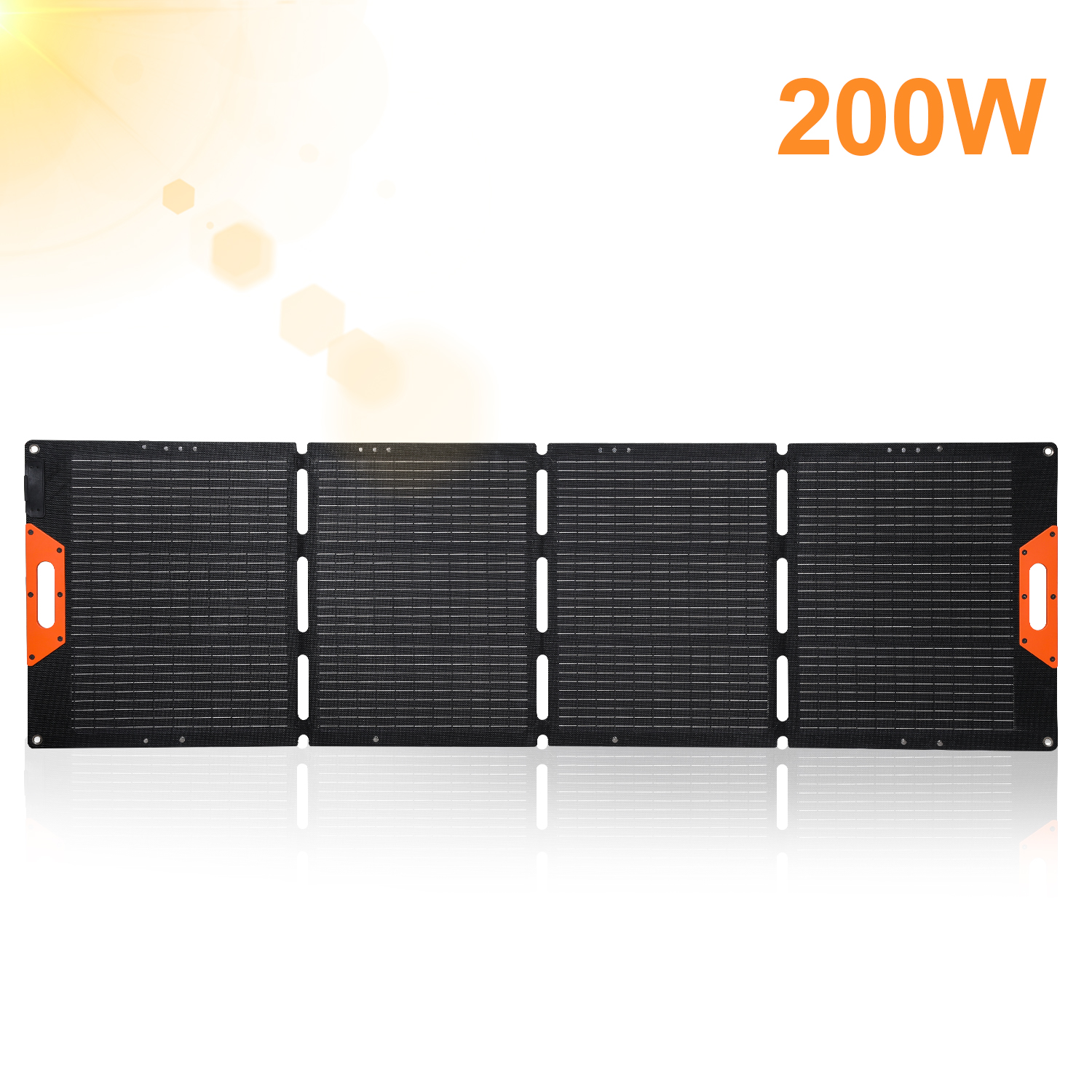 Panneau Solaire sur Balcon 200W Panneau Solaire Monocristallin Panneau Solaire Photovoltaique ...