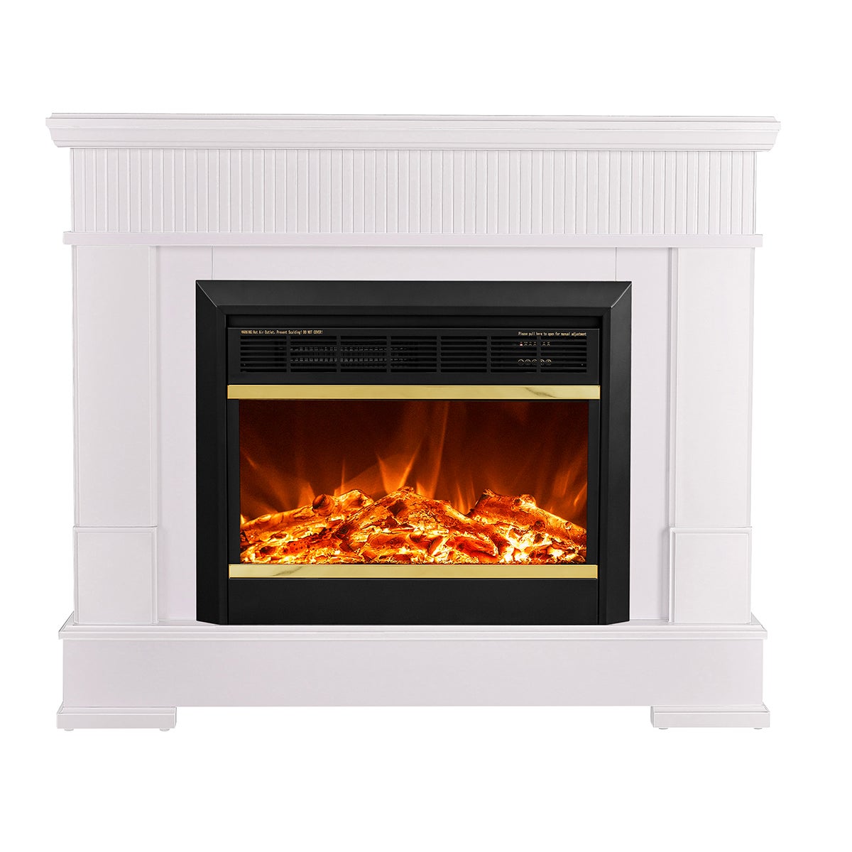 Cheminée électrique Ideal & Mars Art Flame, 882 x 1045 x 275 mm, 1500 W ...