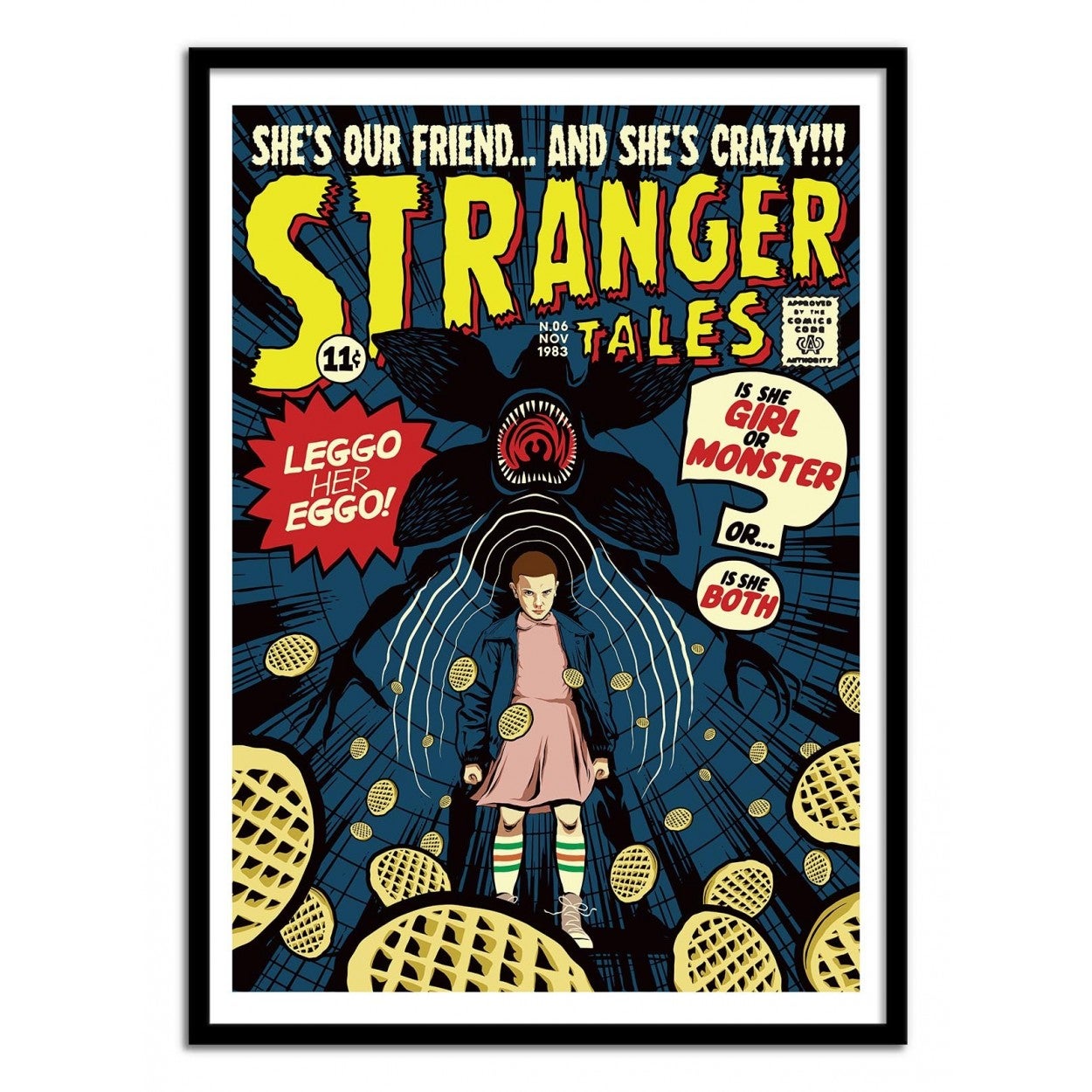 Art-Poster - Stranger - Butcher Billy - avec cadre noir 30 x 40 cm ...