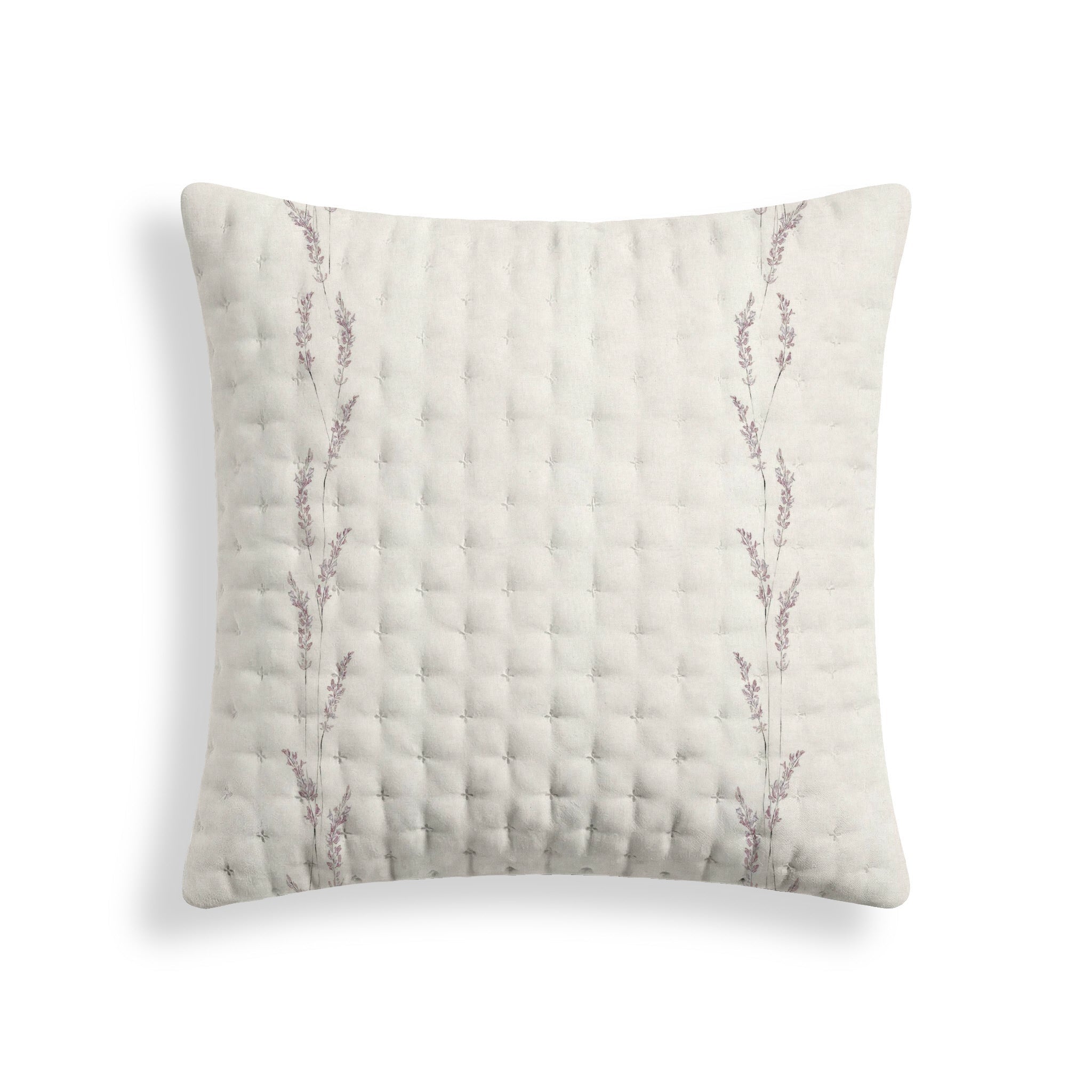 Funda de almohada acolchada estampada Bacarot 80x80 cm | Leroy Merlin