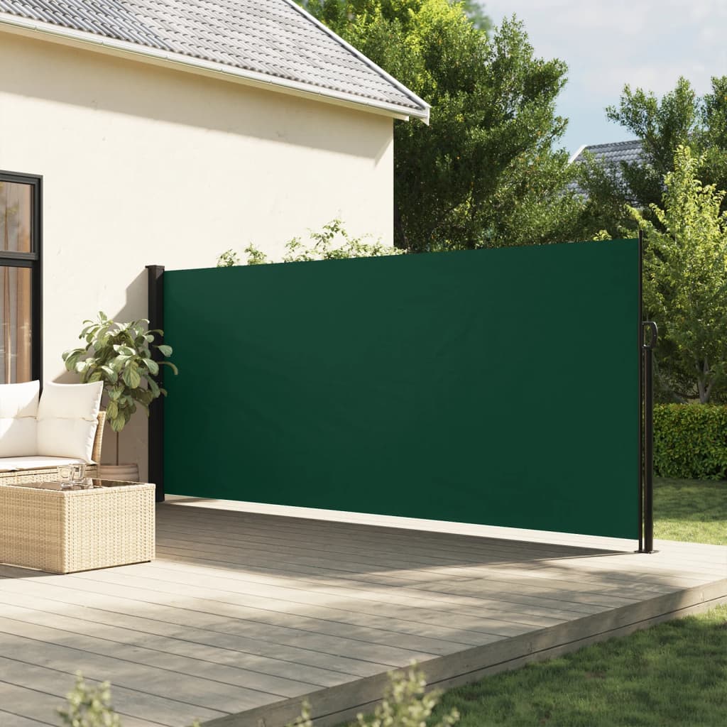 Toldo lateral retráctil verde oscuro 180x600 cm | Leroy Merlin