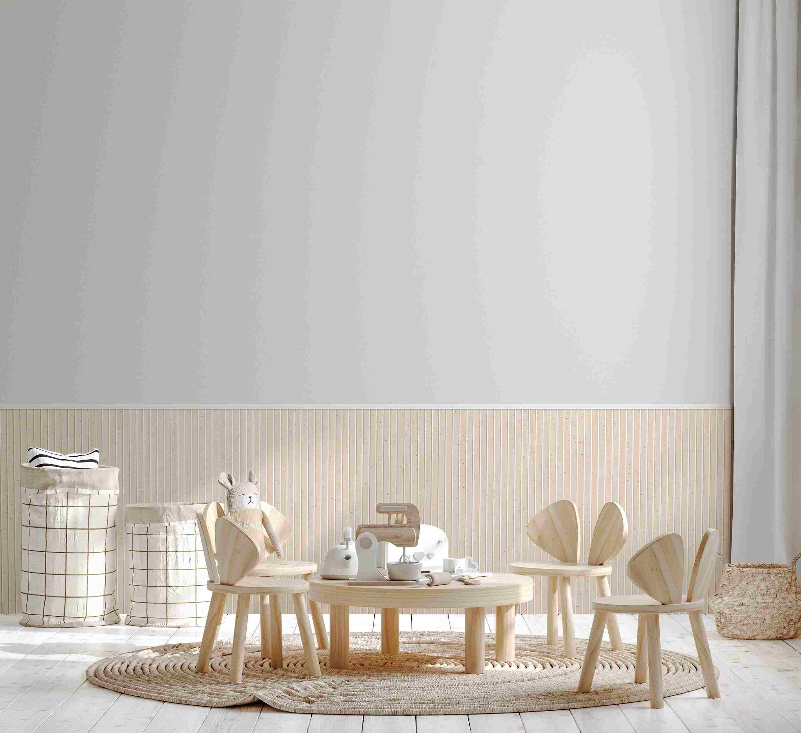 Panneau Mural : Maestro Latt (Pack de 2) Béton / Fond Blanc 1,25M ...