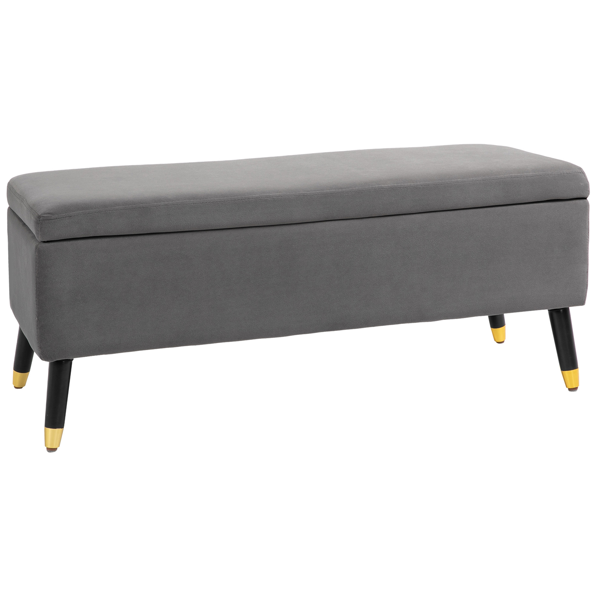 Banc,banc rembourré avec espace de rangement,coffre-banc,métal,mousse ...