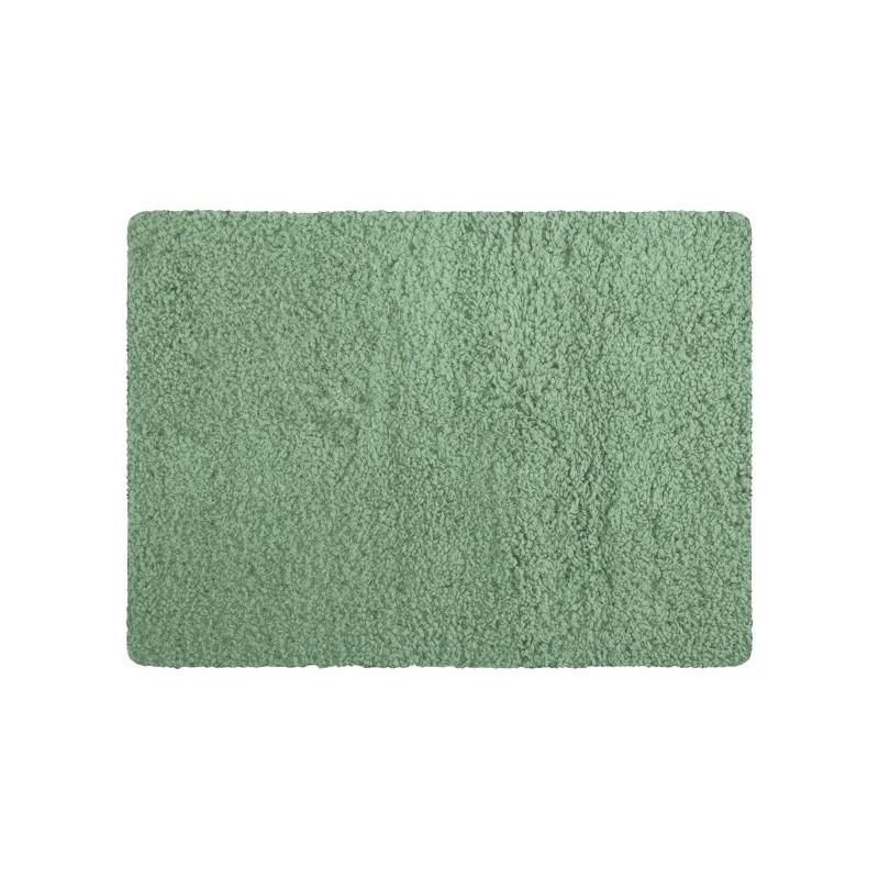 Tapis de bain microfibre 40x60cm Vert basil MSV | Leroy Merlin
