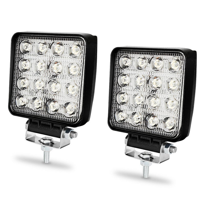 2x Phare de Travail LED 48W LED Phare Travail Projecteur Feux ...