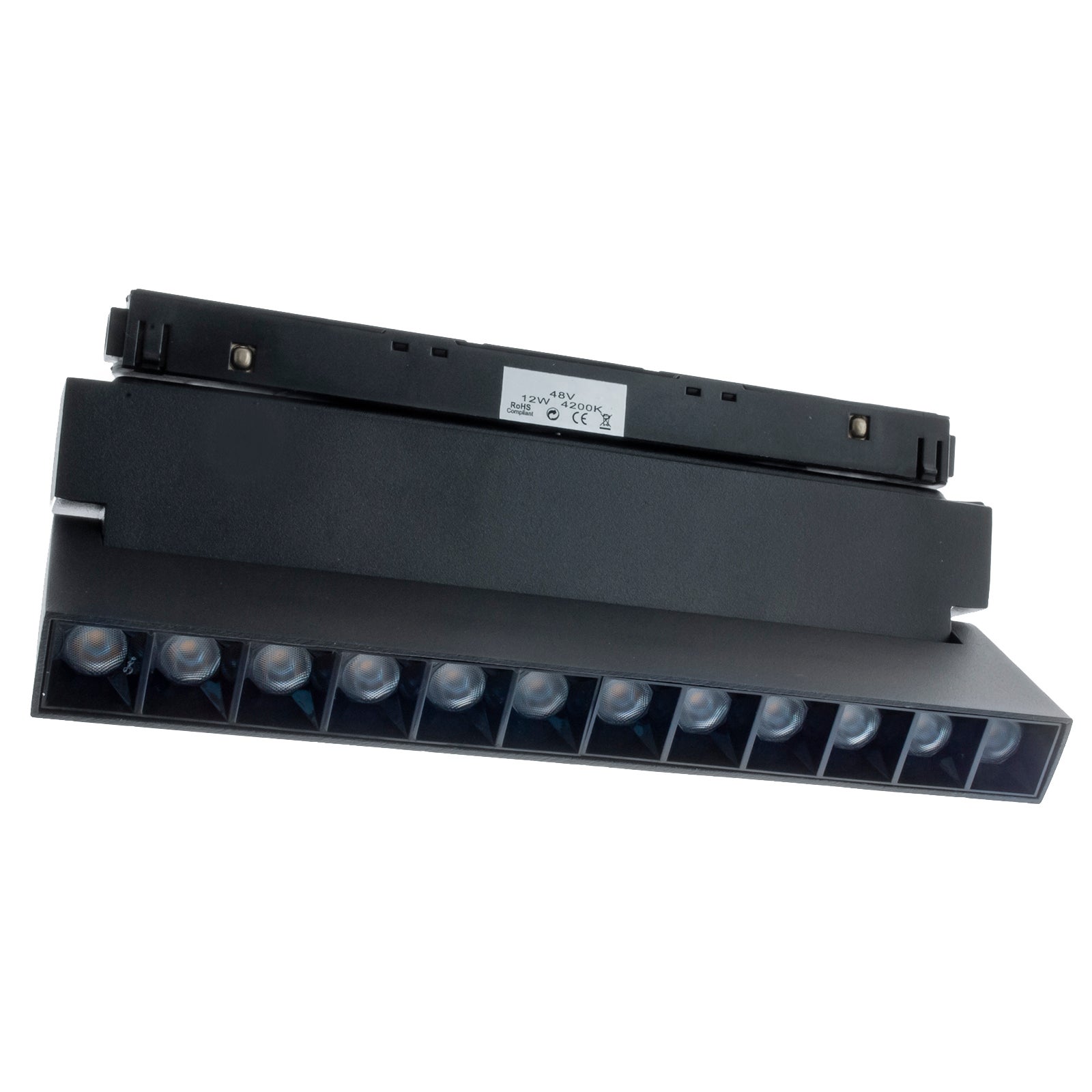 Projecteur LED magnétique 12W pivotant 4000K éclairage de vitrine ...