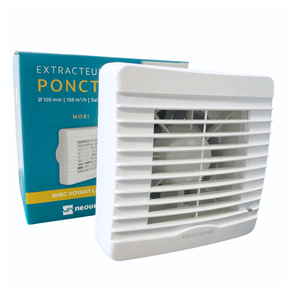 MORI T-V2 - Extracteur d'air intermittent pour Salle de Bain, WC et ...