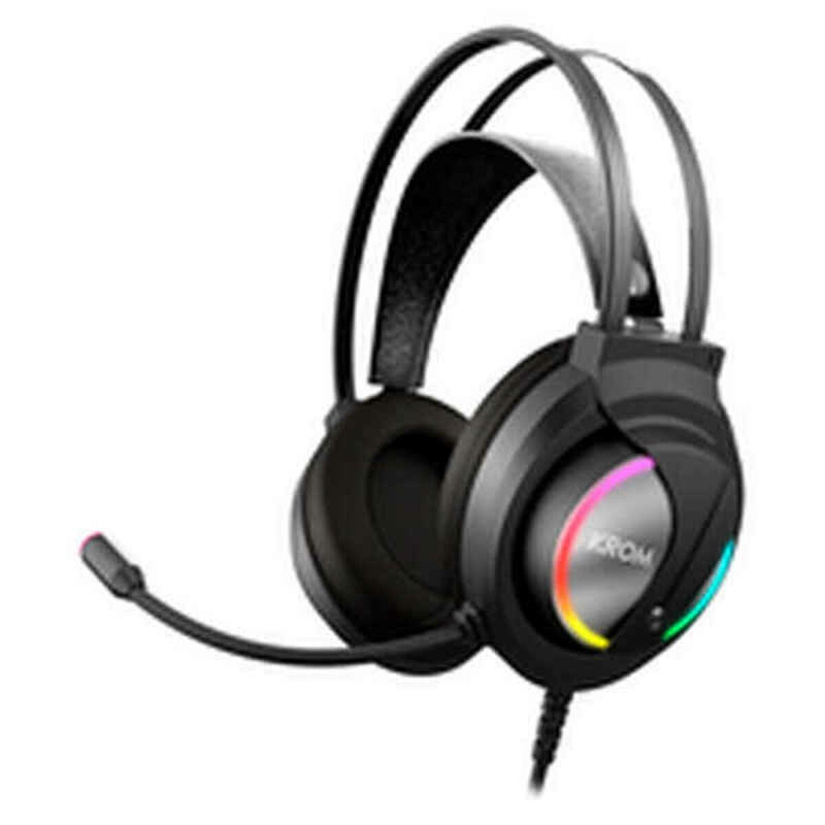 Casques avec Micro Gaming Krom Kappa Noir | Leroy Merlin