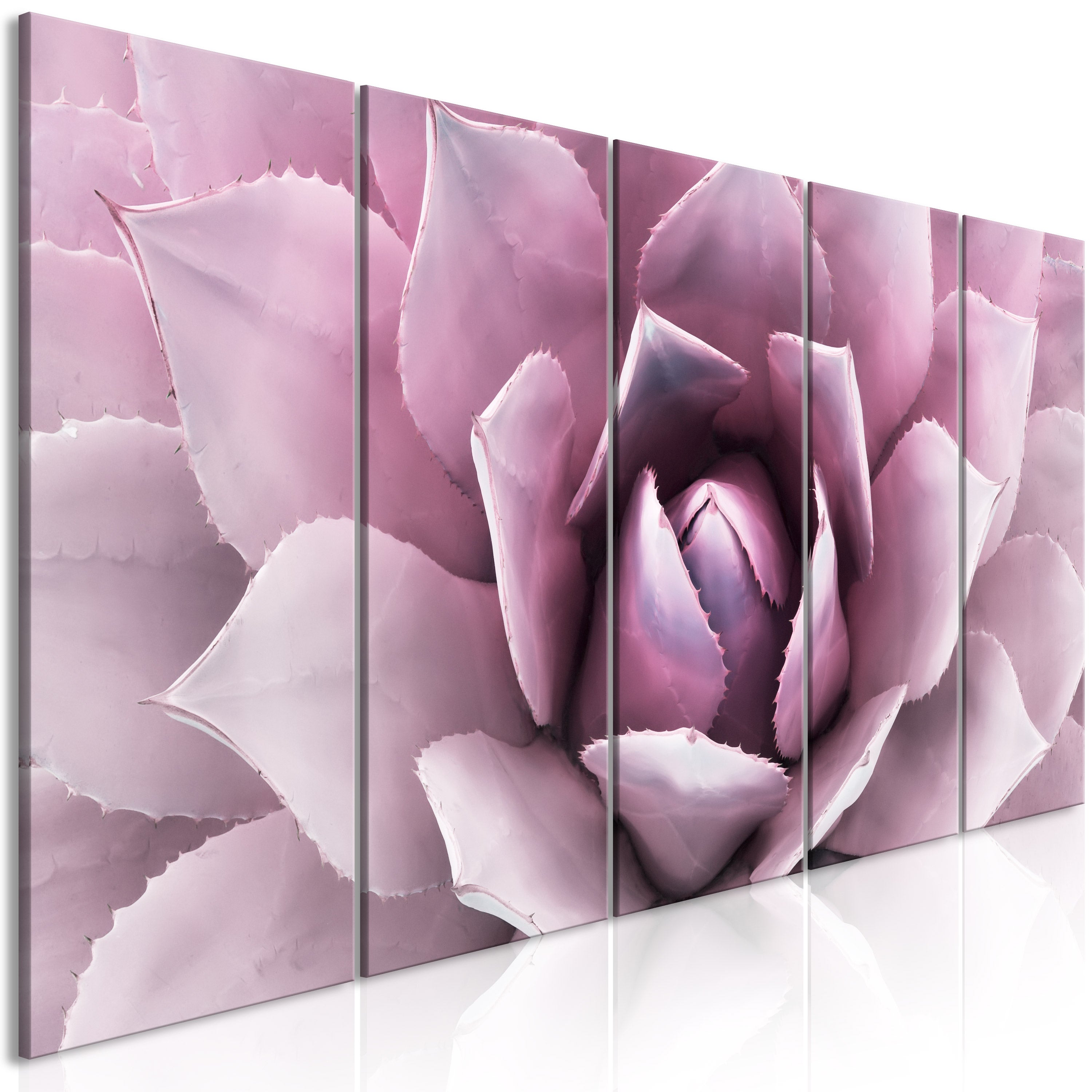 Tableau - Agave (5 Parts) Narrow Pink [200x80] | Leroy Merlin