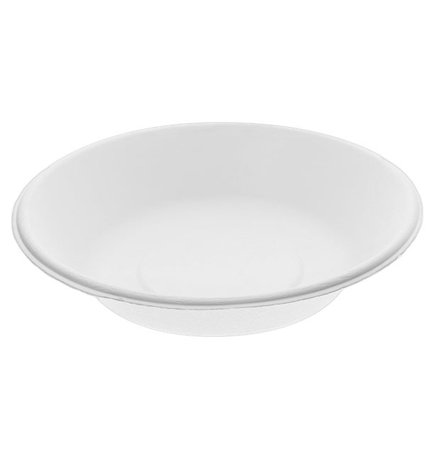 Assiette Creuse Canne à Sucre Blanc Ø18cm (50 Utés) | Leroy Merlin