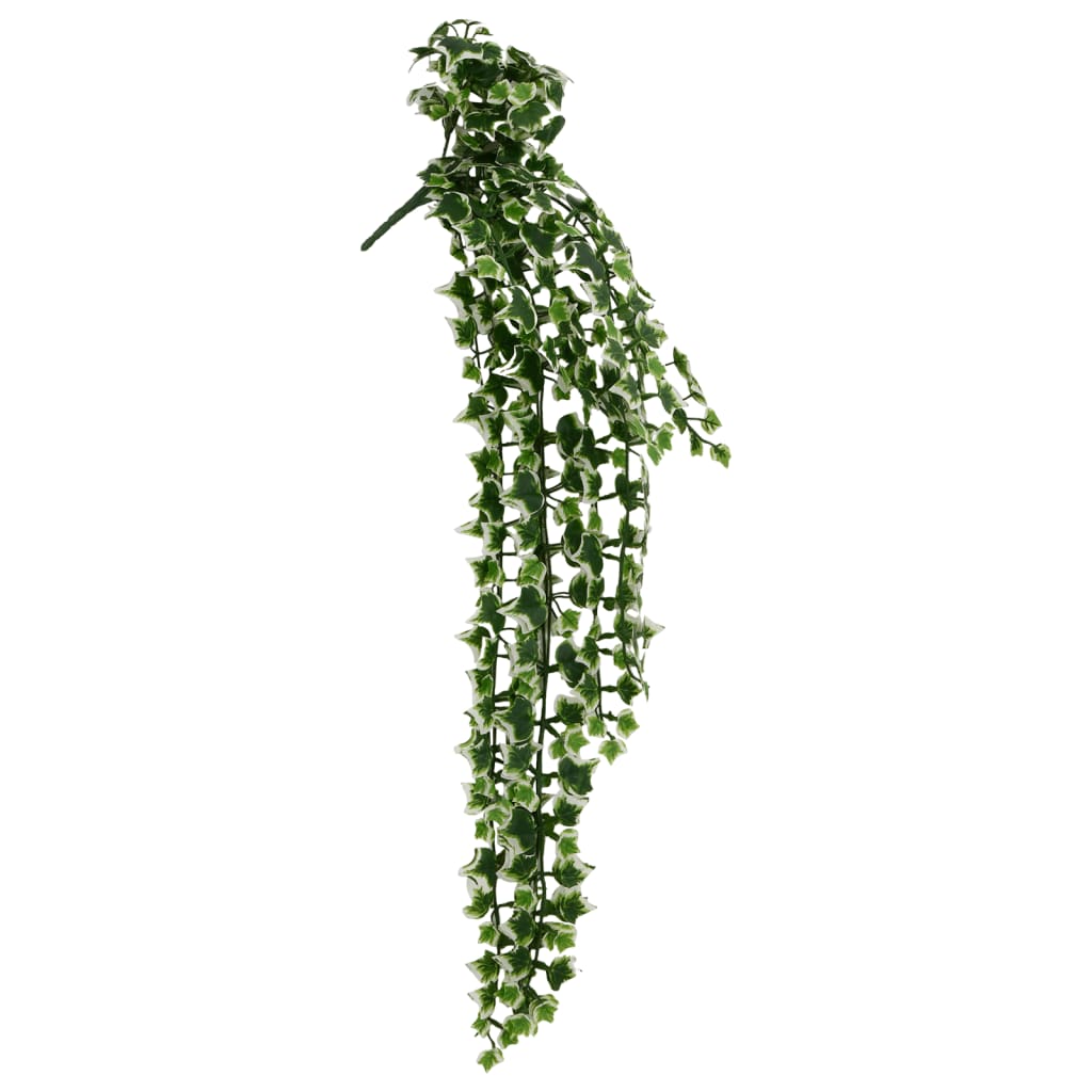 Plantas Artificiales Colgantes 12 Uds Verde Y Blanco 90 Cm Leroy Merlin
