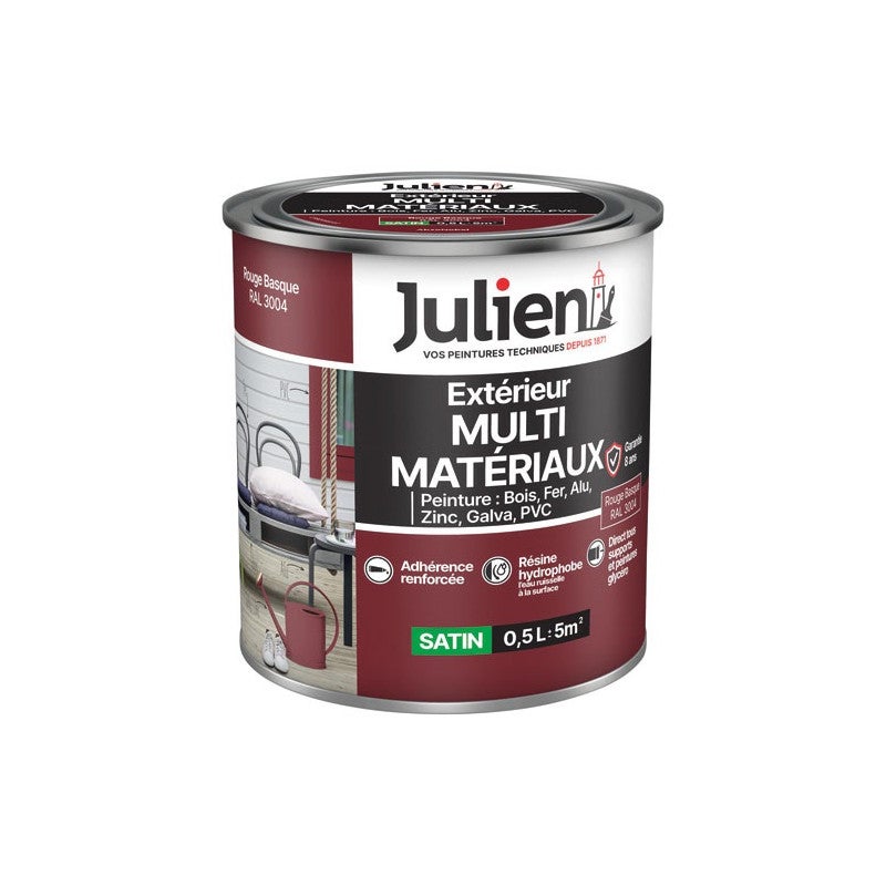 JULIEN MULTI MATERIAUX RGE BASQUE 0.5L JULIEN - 5695835 | Leroy Merlin