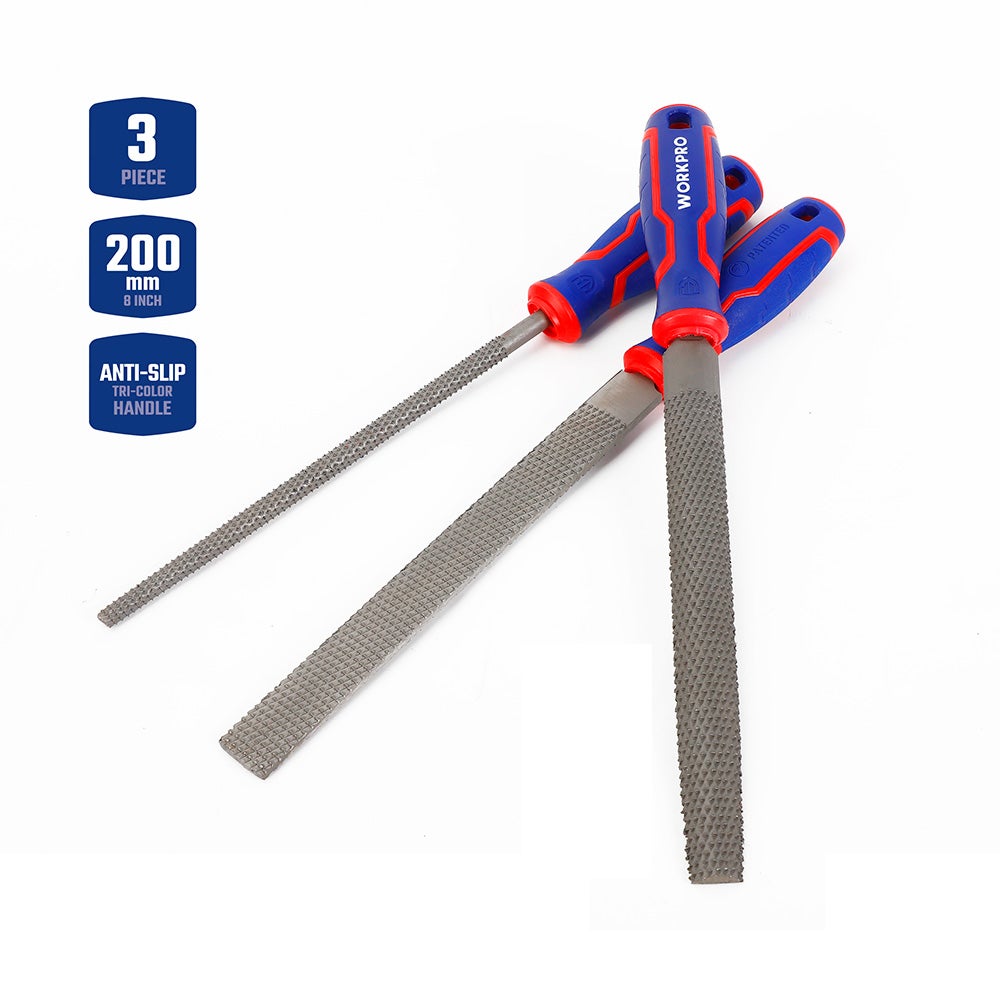 Lot de 3 râpes WORKPRO 200 mm | Leroy Merlin