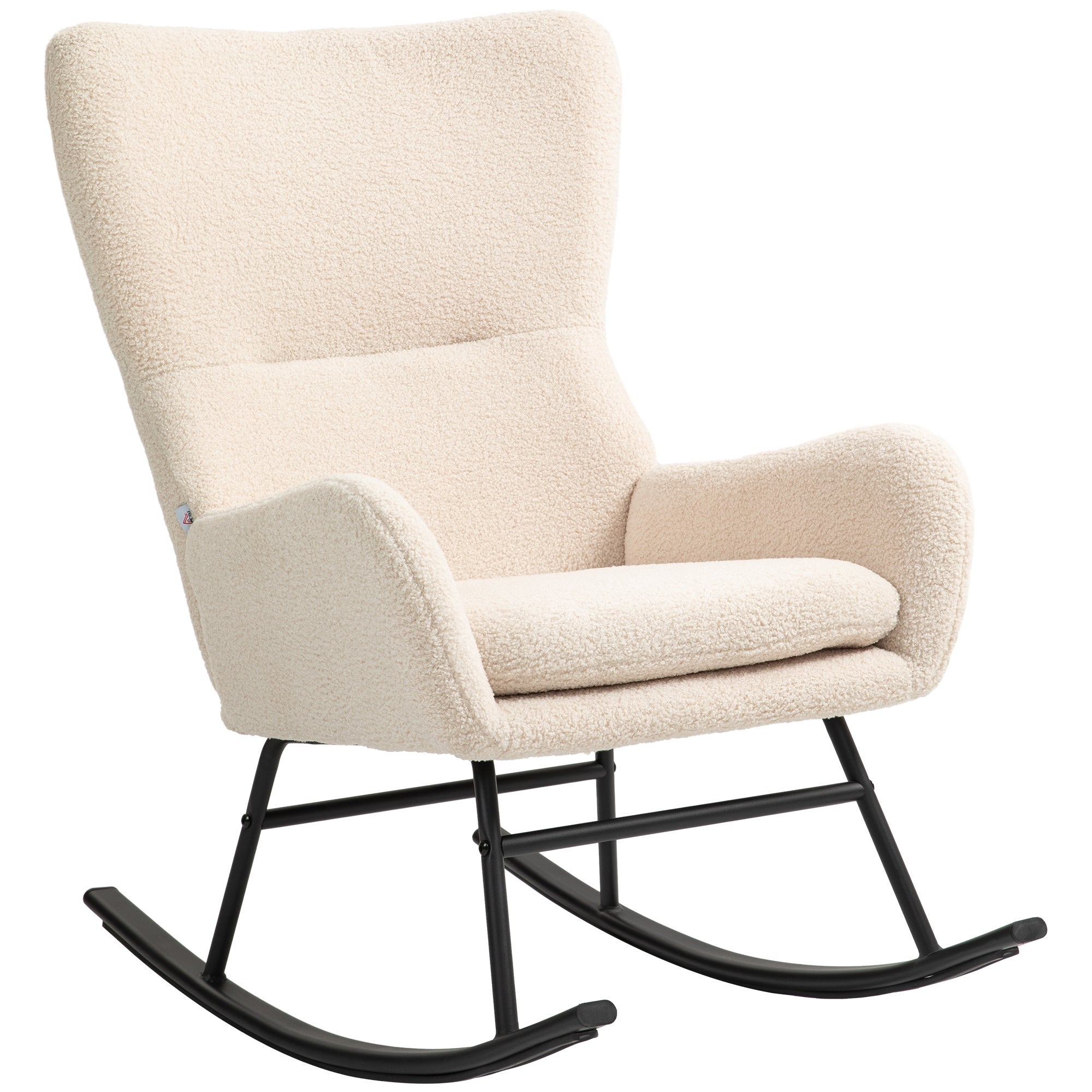 Fauteuil à bascule Polyester HOMCOM | Leroy Merlin