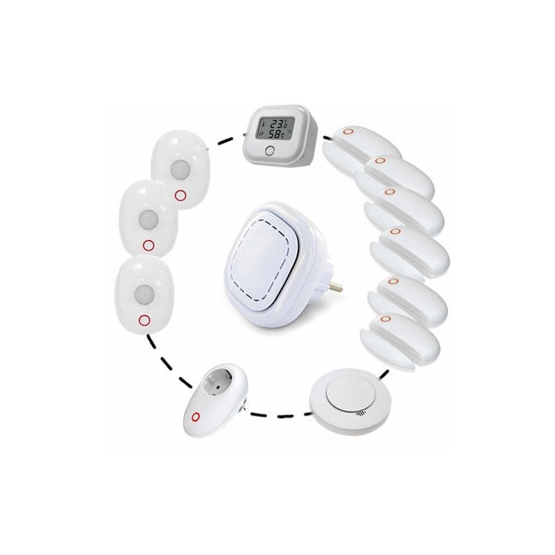 Alarme sans fil connectée lifebox smart kit 5 | Bricoman