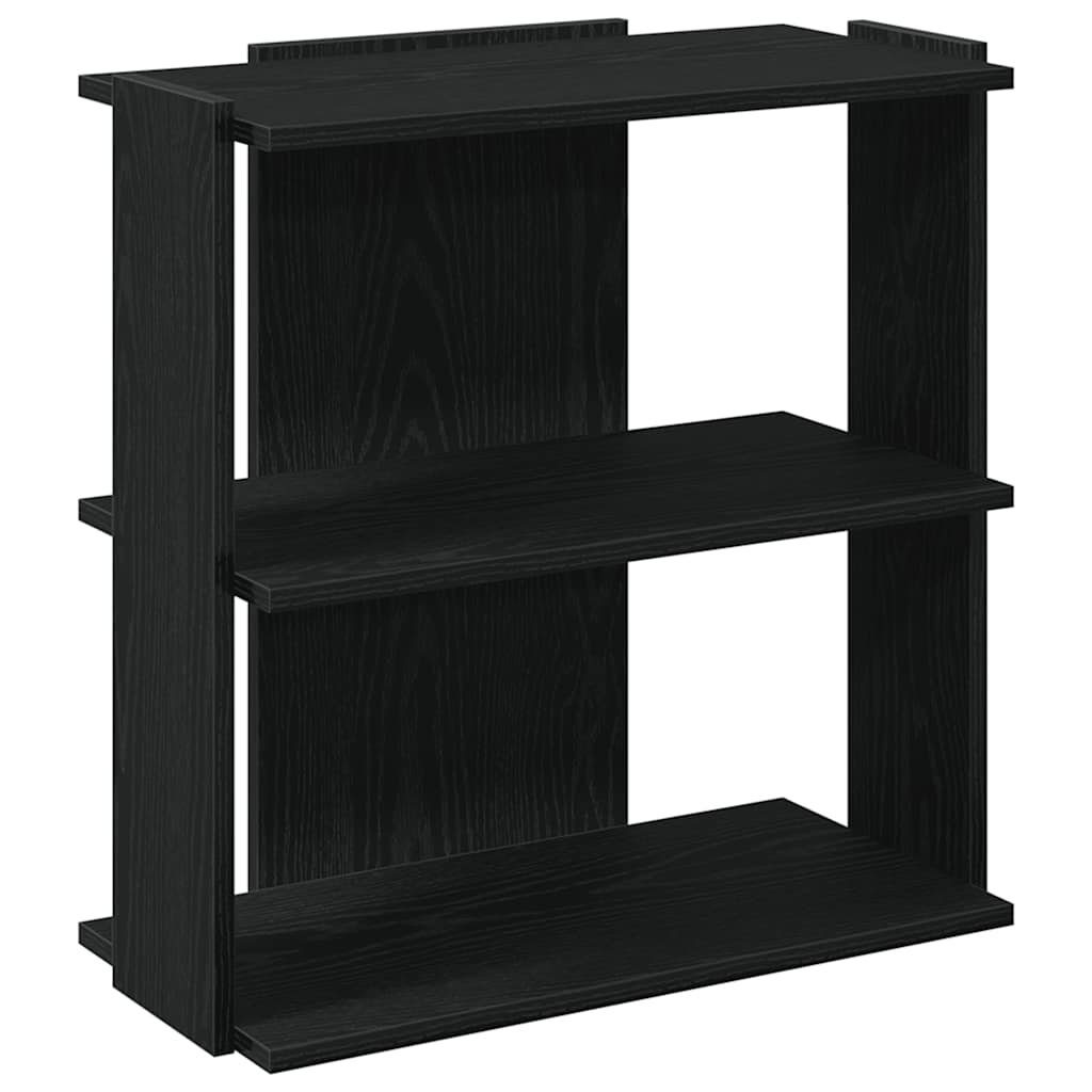 Libreria，Scaffale，Armadio per libria a 3 Ripiani Nera 60x30x60 cm in ...