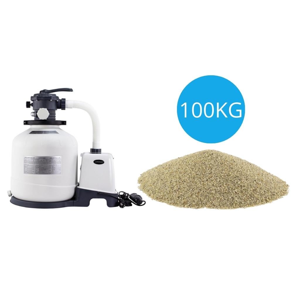 Intex - Pompe filtre à sable 3500 L/u & Filtre à sable 100 kg | Leroy ...