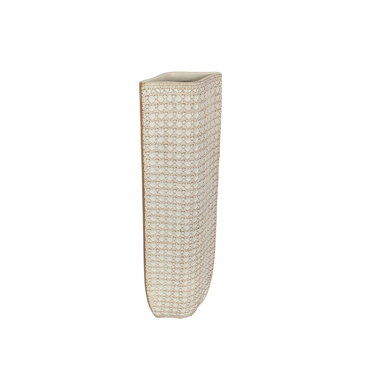 Vaso Romimex Crema Resina 17 x 48 x 11 cm | Leroy Merlin