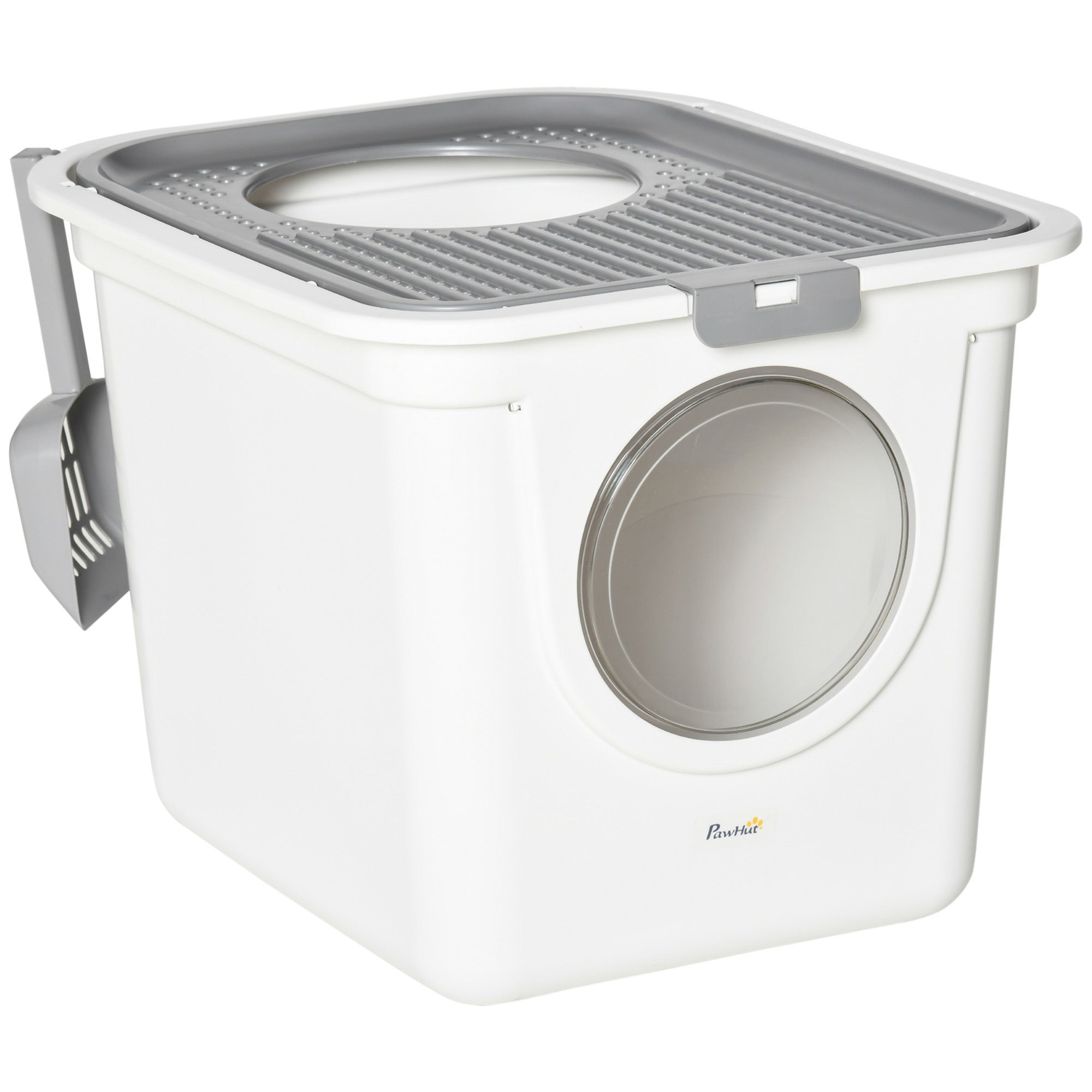 Bac à litière pour chat avec couvercle et pelle, jusqu'à 5 kg ...