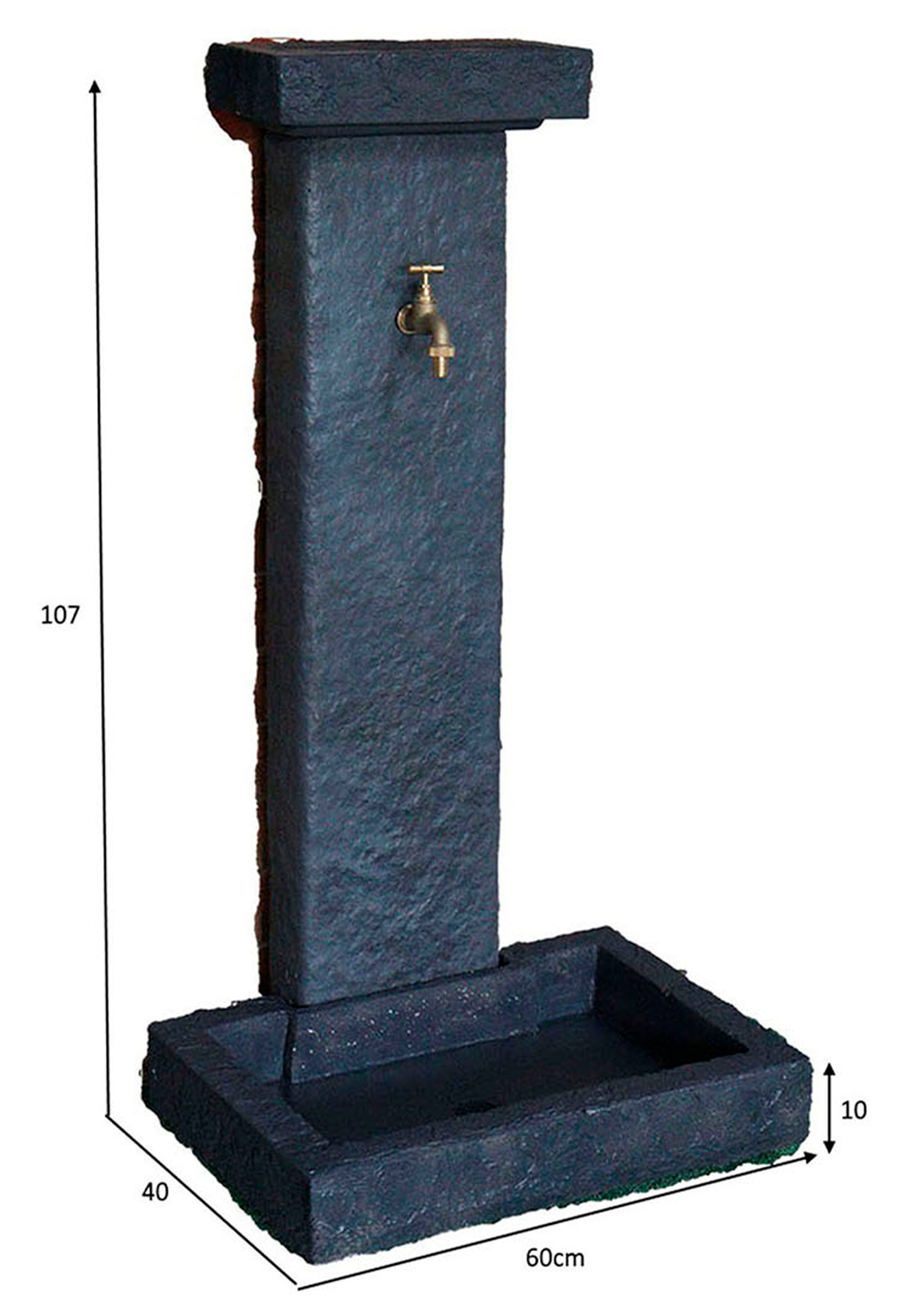 Fontaine Murale RF302 Mesure H107xL60cm | Leroy Merlin