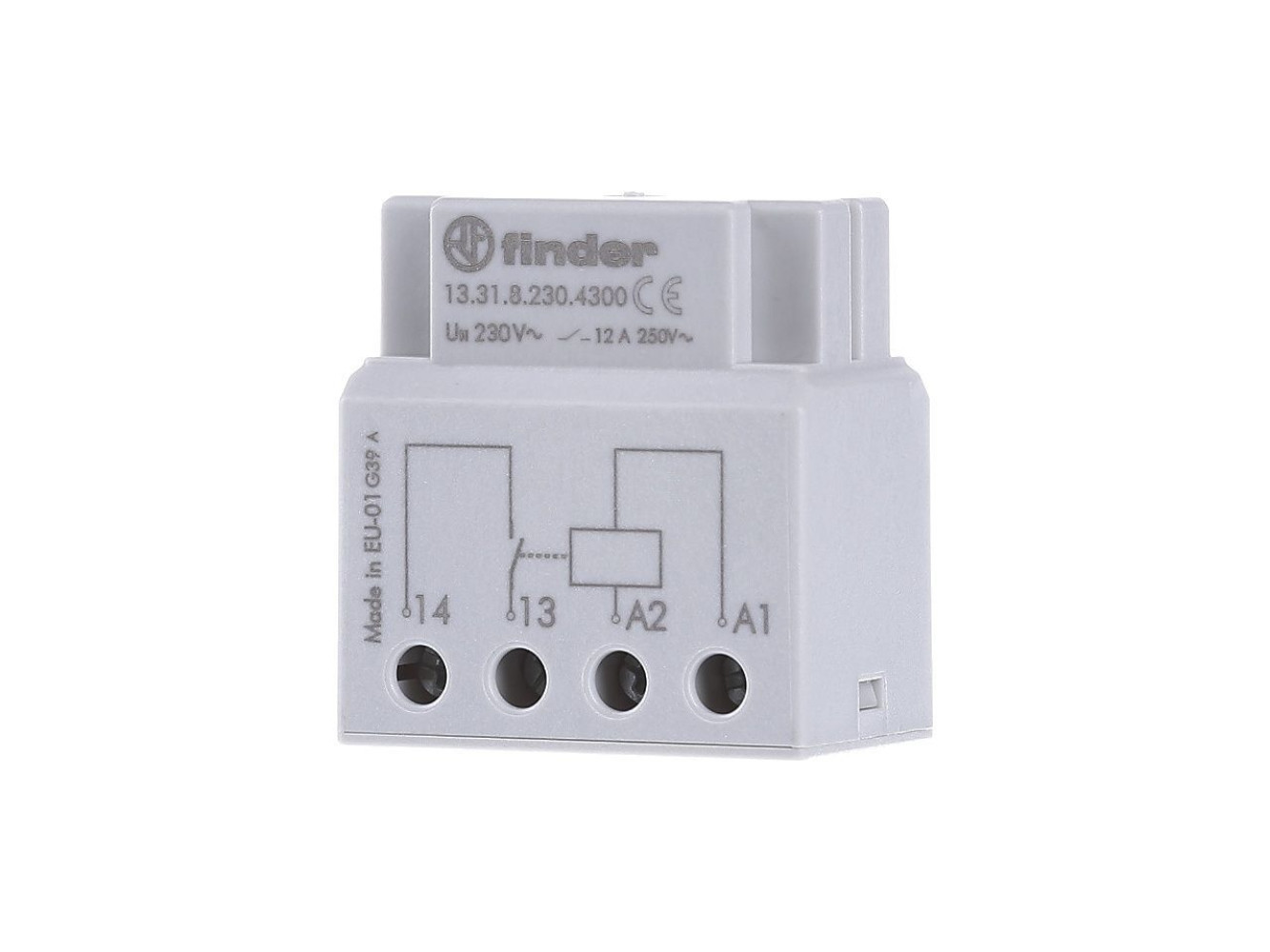 Mini relais de puissance encastré 230V / 12A - Finder | Leroy Merlin