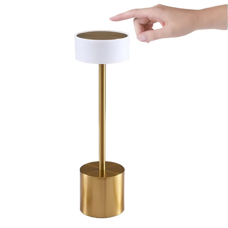 Lampe de table LED sans fil, lampe de bureau rechargeable, gradation ...