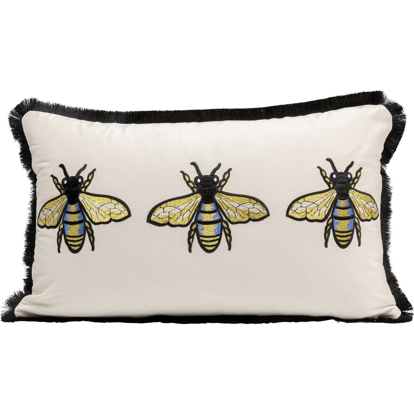 Coussin blanc trois abeilles Kare Design | Leroy Merlin