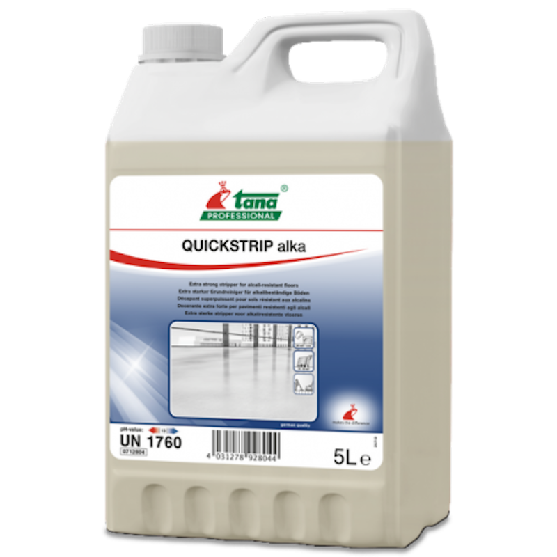 Décapant puissant pour sol - QUICKSTRIP ALKA - Bidon 5l - TANA ...