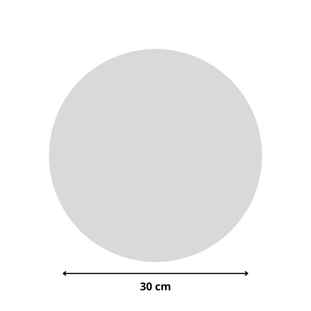 Rond verre acrylique gris 3 mm - Diamètre 30 cm (300 mm) - Disque verre synthétique - Plaque ...