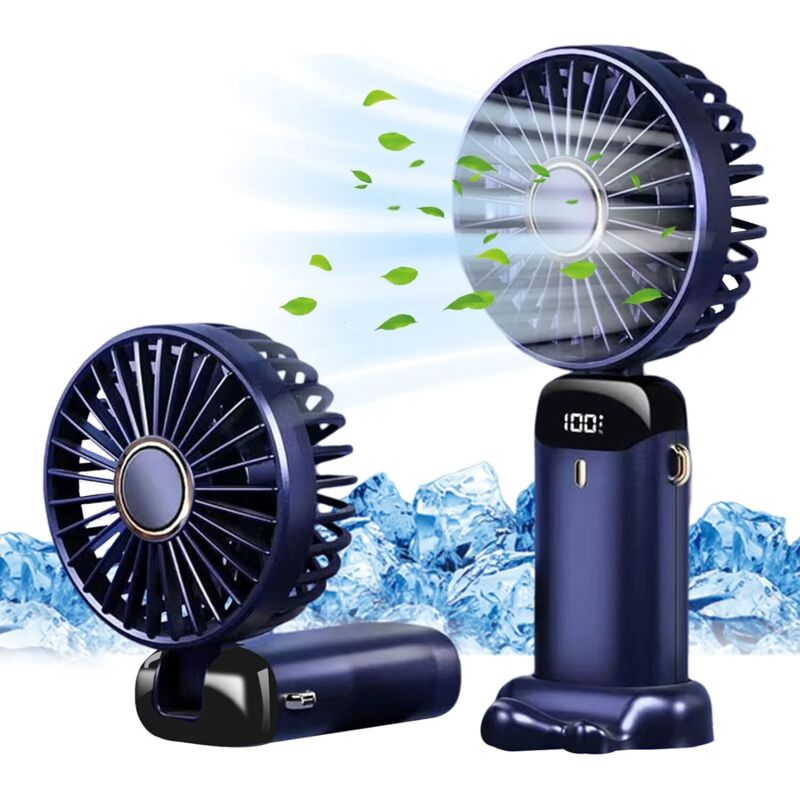 Mini ventilateur USB portable avec 5 vitesses de ventilation – pliable ...