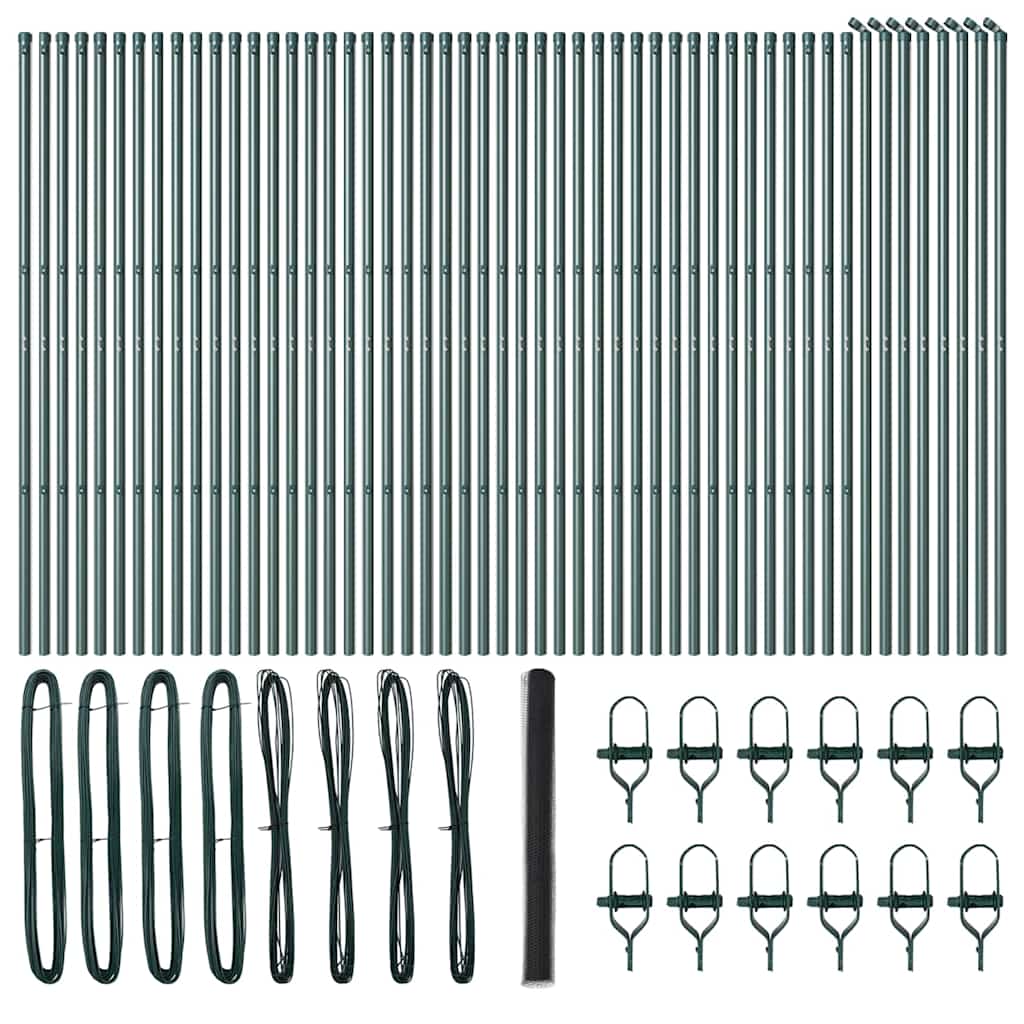 Poste de Valla Gris 100 x 1,5 m (malla de 25 mm) Acero y PVC | Leroy Merlin
