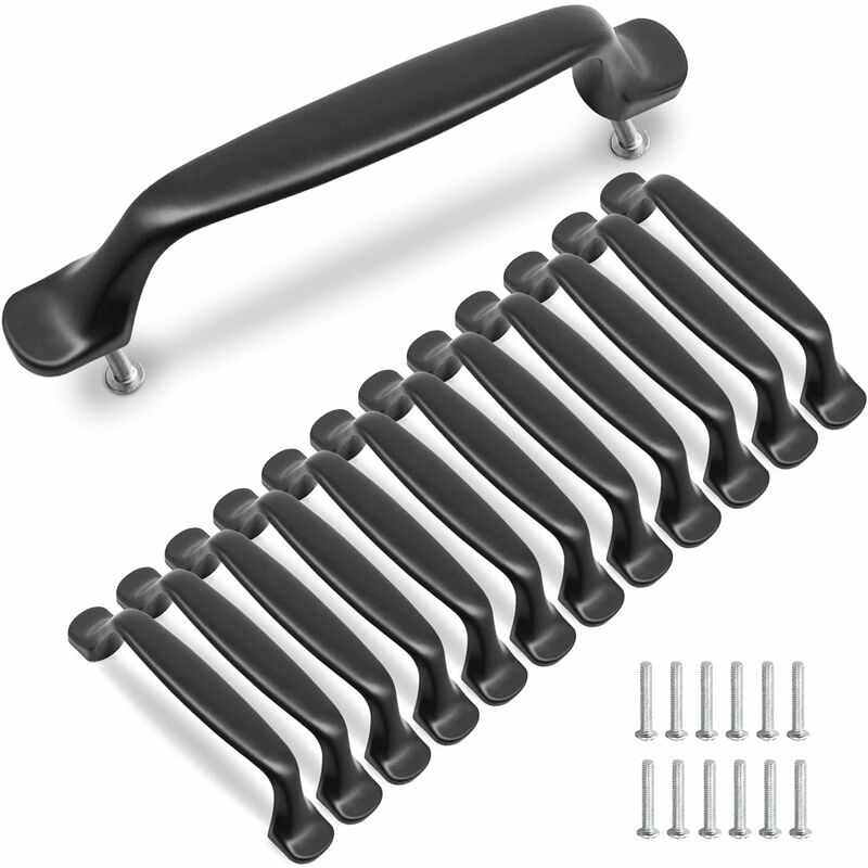 10 tiradores de armario de cocina de aleación de aluminio de 96 mm de ...