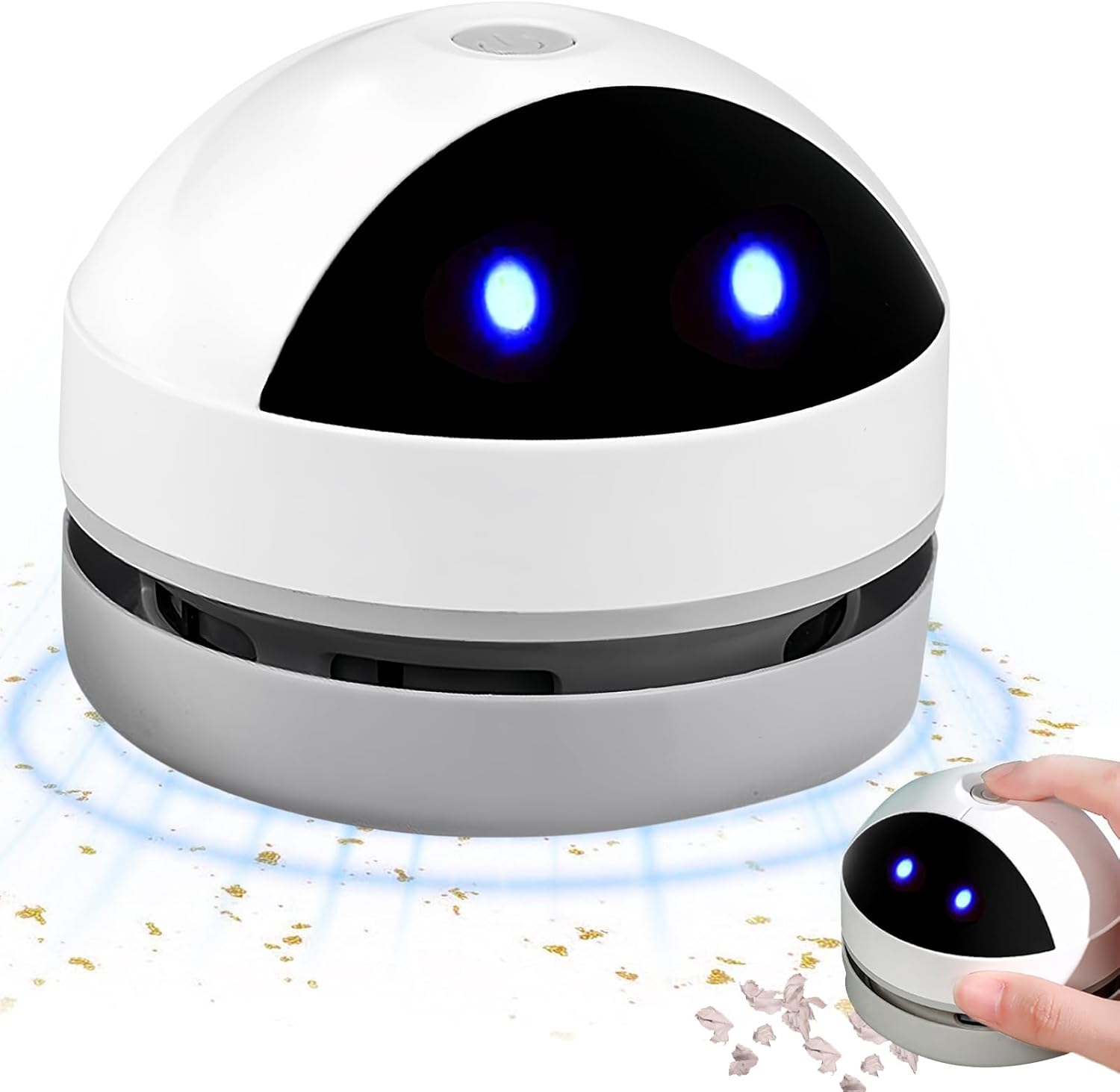 Mini aspirateur de table : portable sans filtre, rechargeable par USB ...