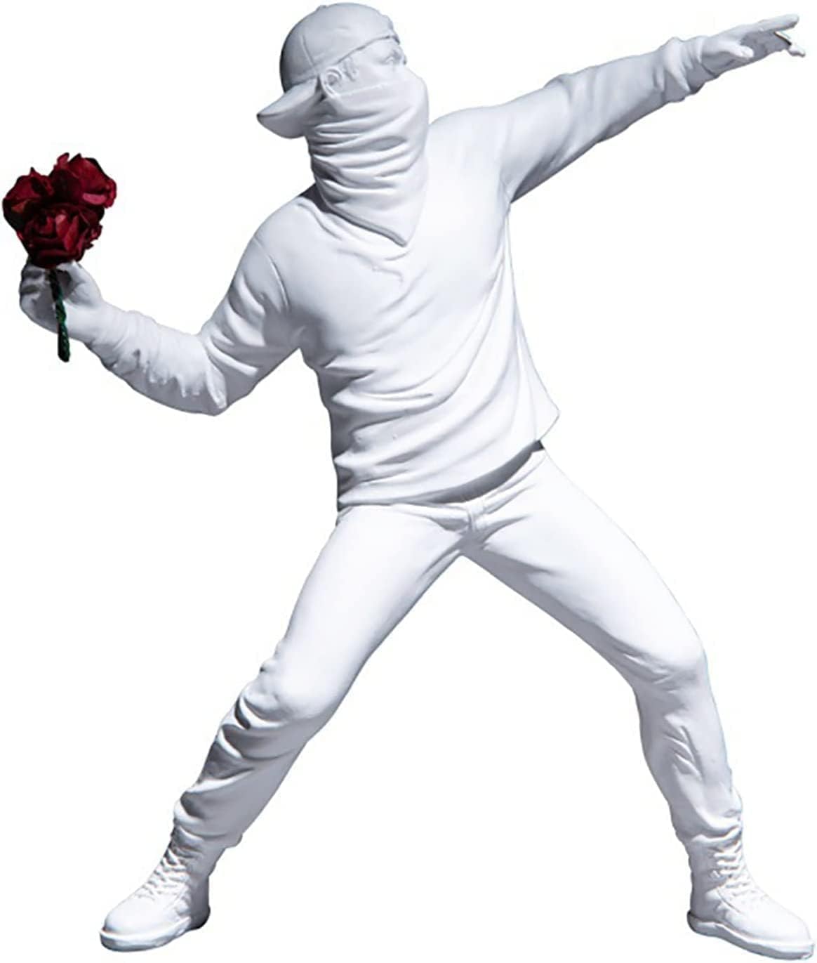 Banksy Sculpture Le Lanceur de Fleurs en Colère 21,5 cm - Art Urbain ...