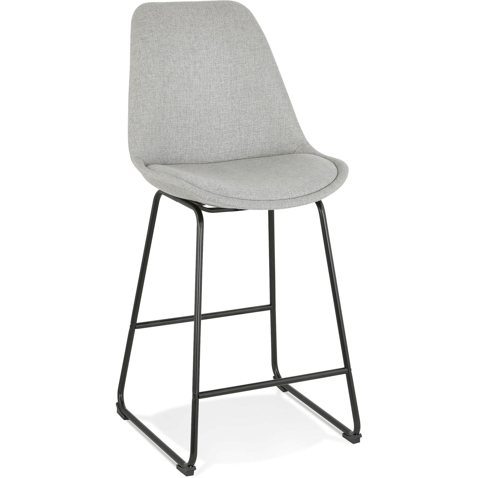 Tabouret de bar design Broza Mini 55 x 48 x 109 cm Gris et Noir | Leroy ...