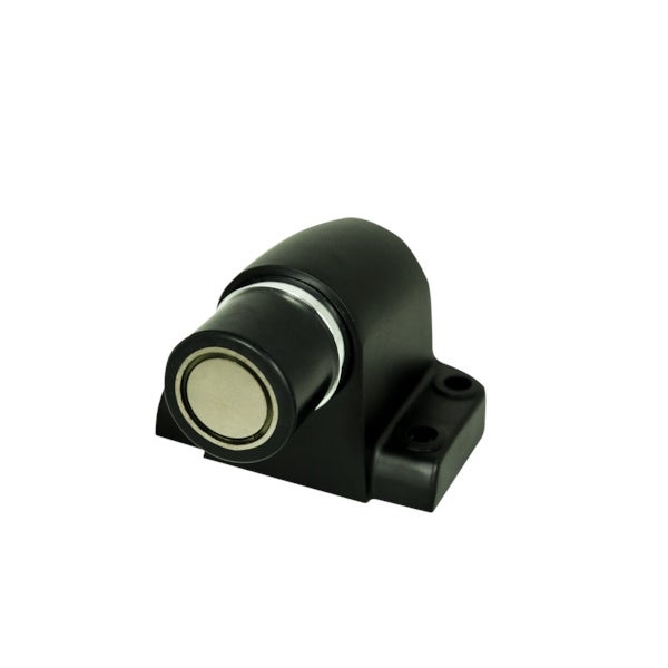 Butoir de porte renforcé à ressort aimanté - aluminium - noir - DESIGN ...