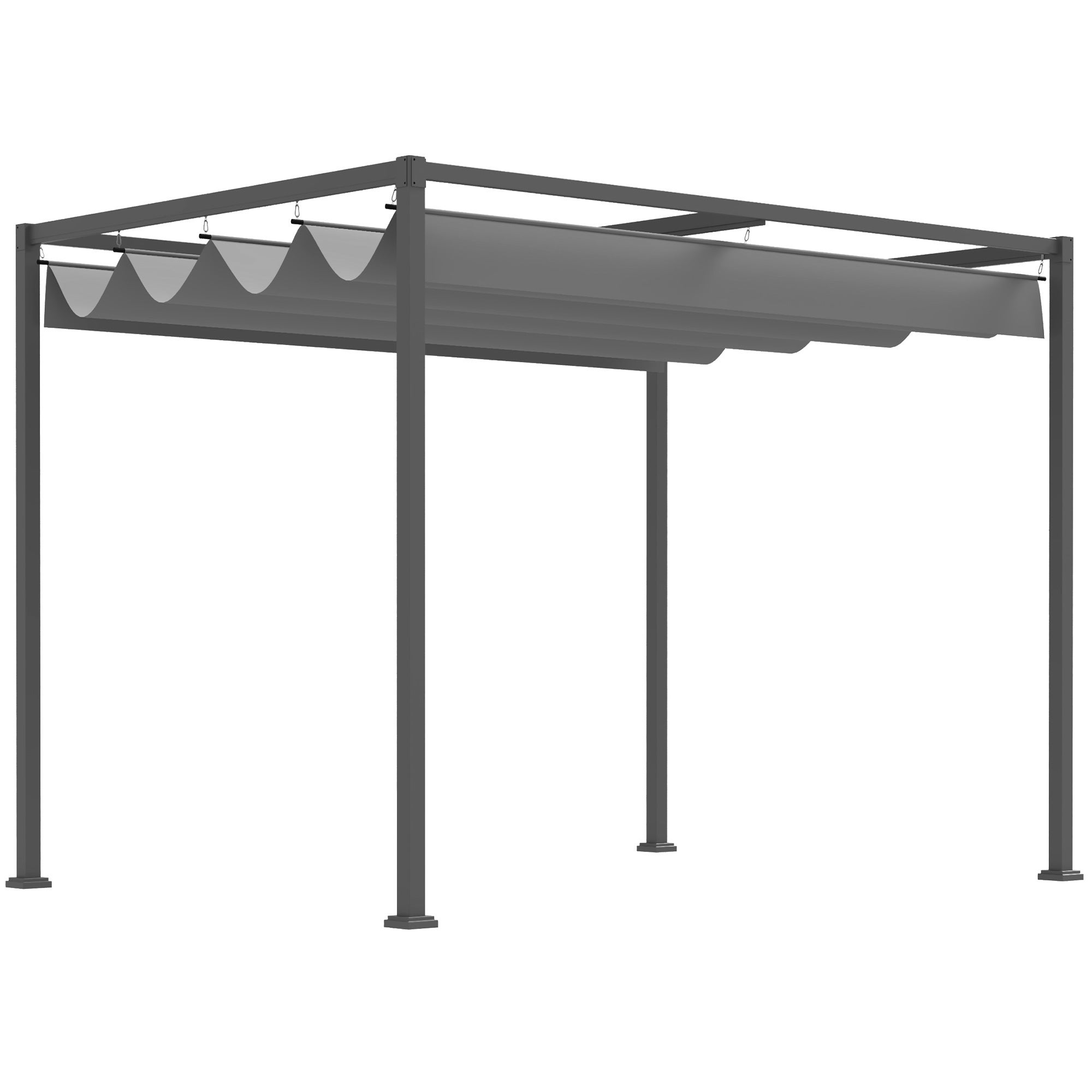 Pergola 3×2m de jardin, toit métal réglable, protection UV, ombrage ...