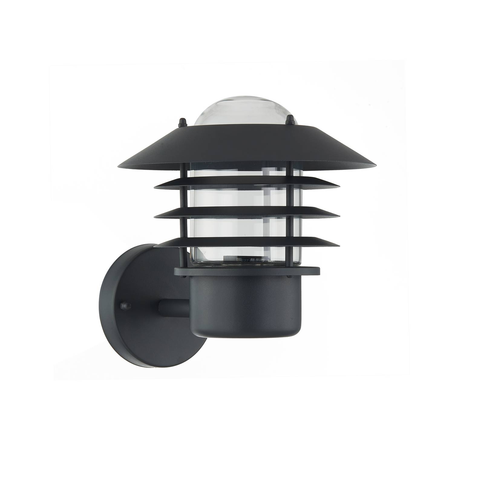 Applique d'extérieur Lindby Belmiro, fer, 23,5cm, E27, noir, Applique ...